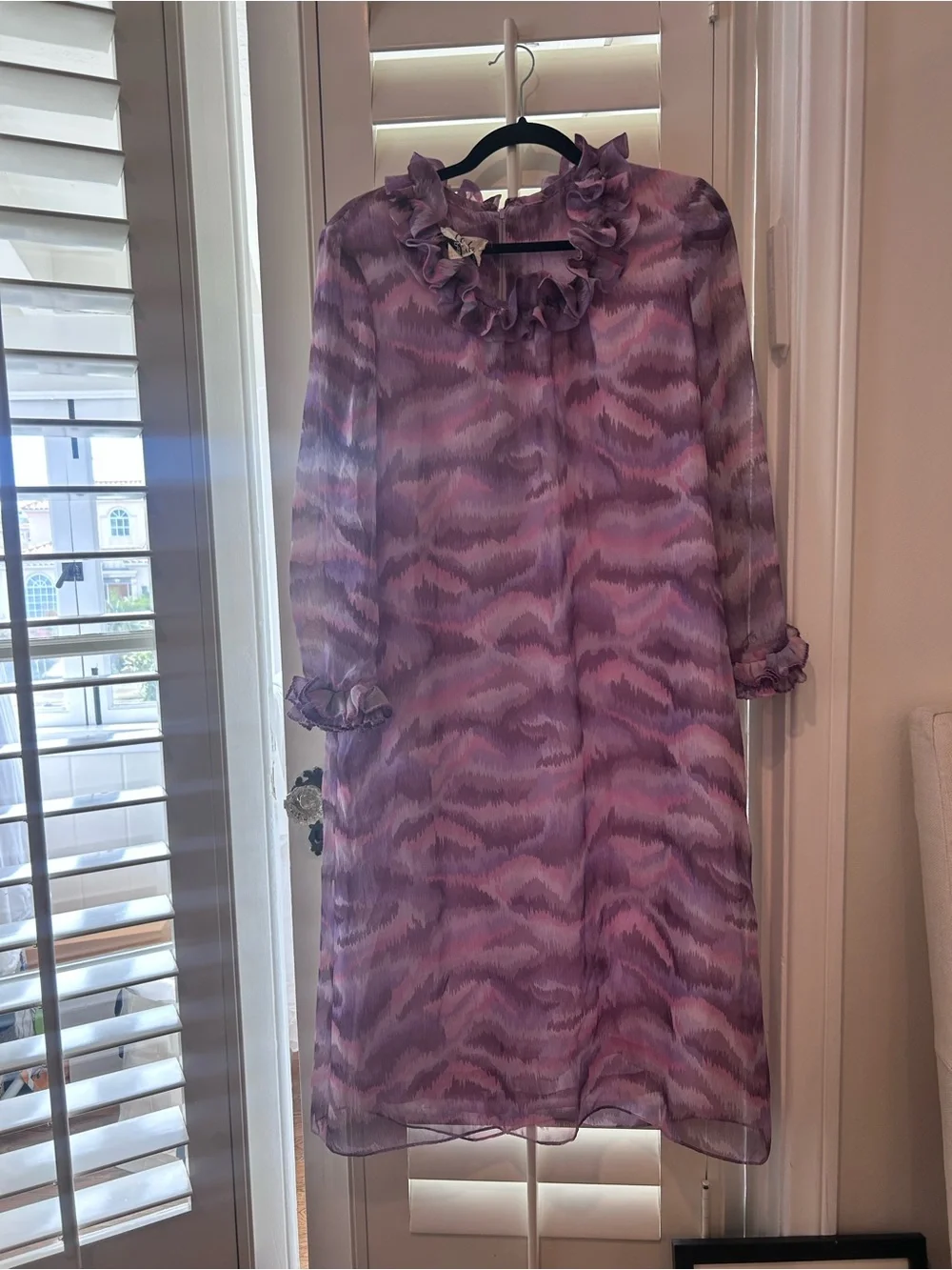 Umbo | Dresses | Vintage Umba For Parues Feinstein Sheer Lavender ...